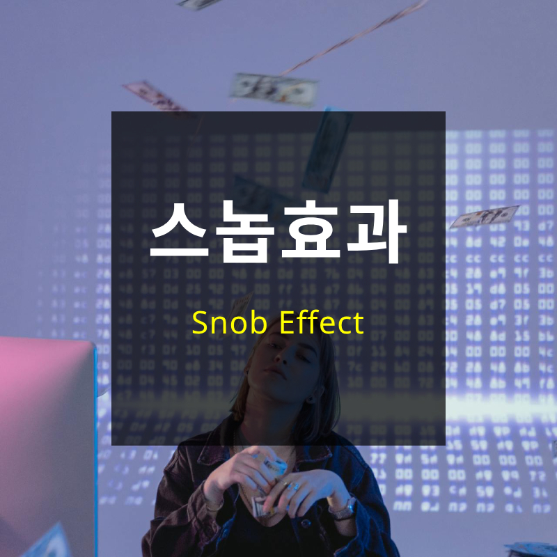 [심리용어] 스놉 효과(Snob Effect)란 무엇일까요?