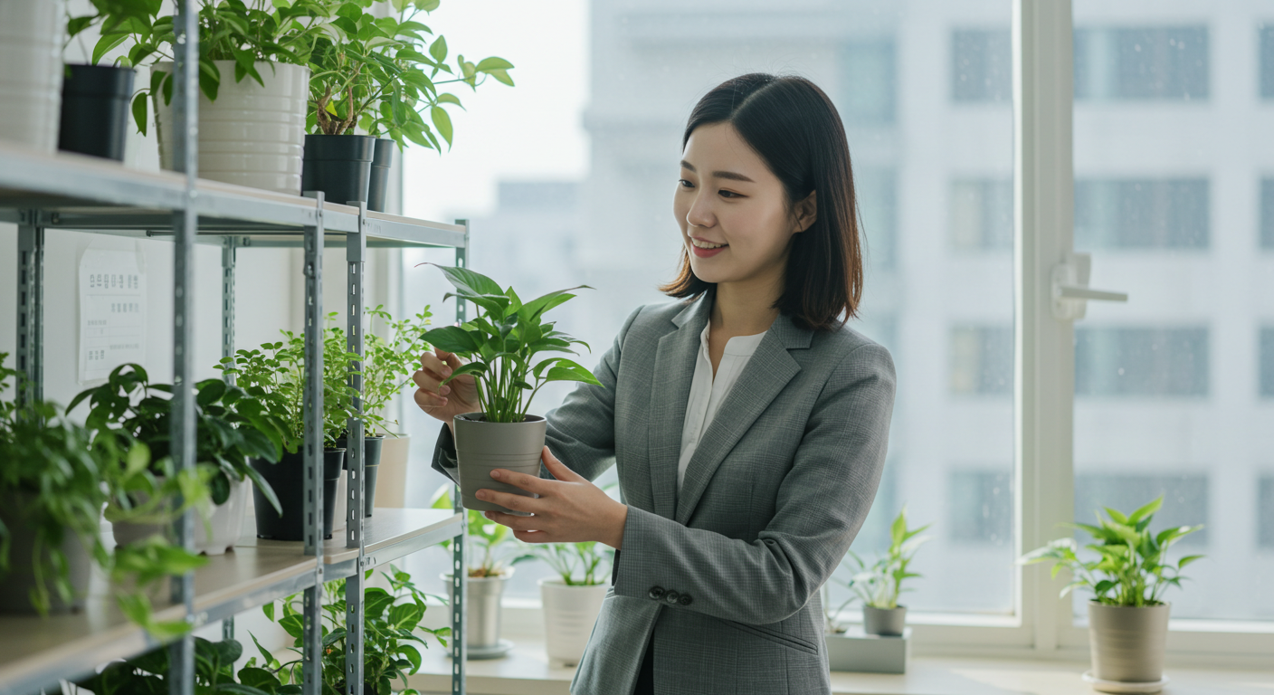 사무실 파티션 화분 / 실내 인테리어 화분 추천 TOP5 🌿