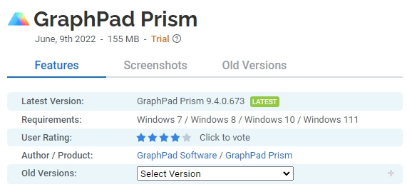 GraphPad Prism 무료 다운로드