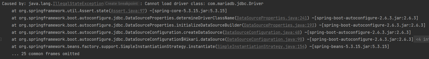 [Springboot / MariaDB] MariaDB와 SpringBoot 연동 시 Cannot load driver class: com.mariadb.jdbc ...