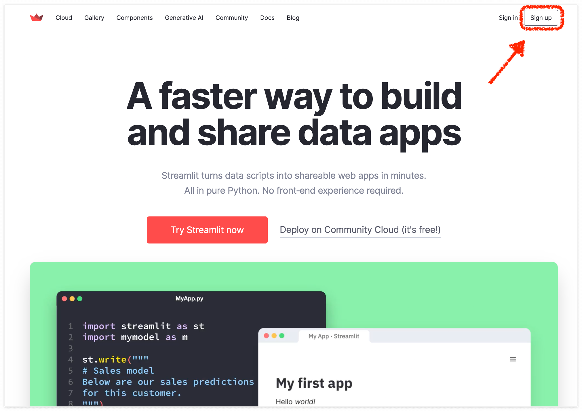[Streamlit] 사용법 - 간단한 튜토리얼