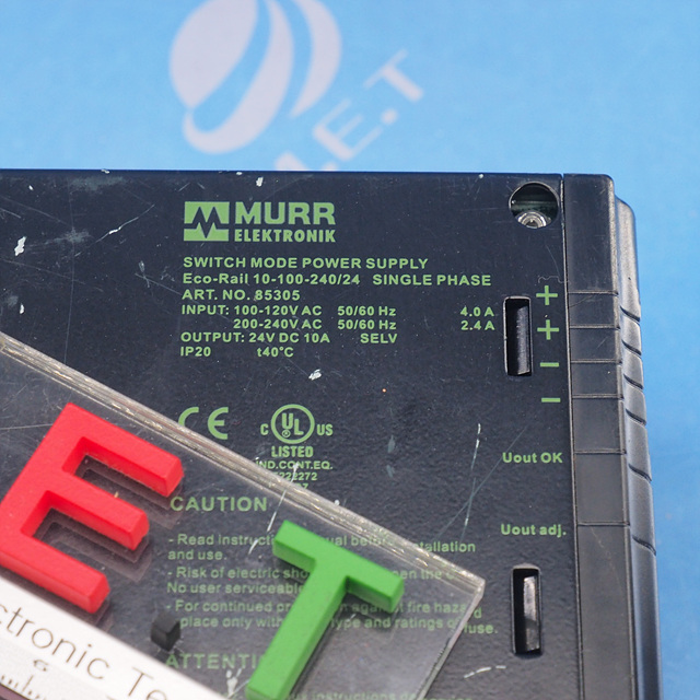 ECO-RAIL 10-100-240/24 85305 [POWER SUPPLY] MURR ELEKTRONIK SWITCH MODE ...
