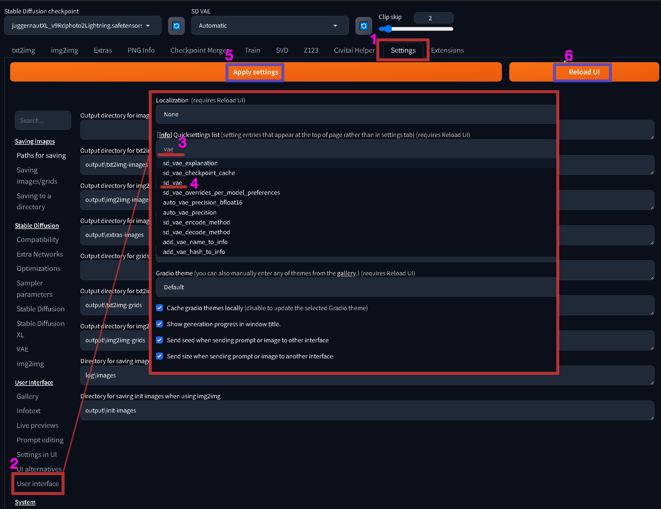 Stable Diffusion Webui-Embedding, Vae
