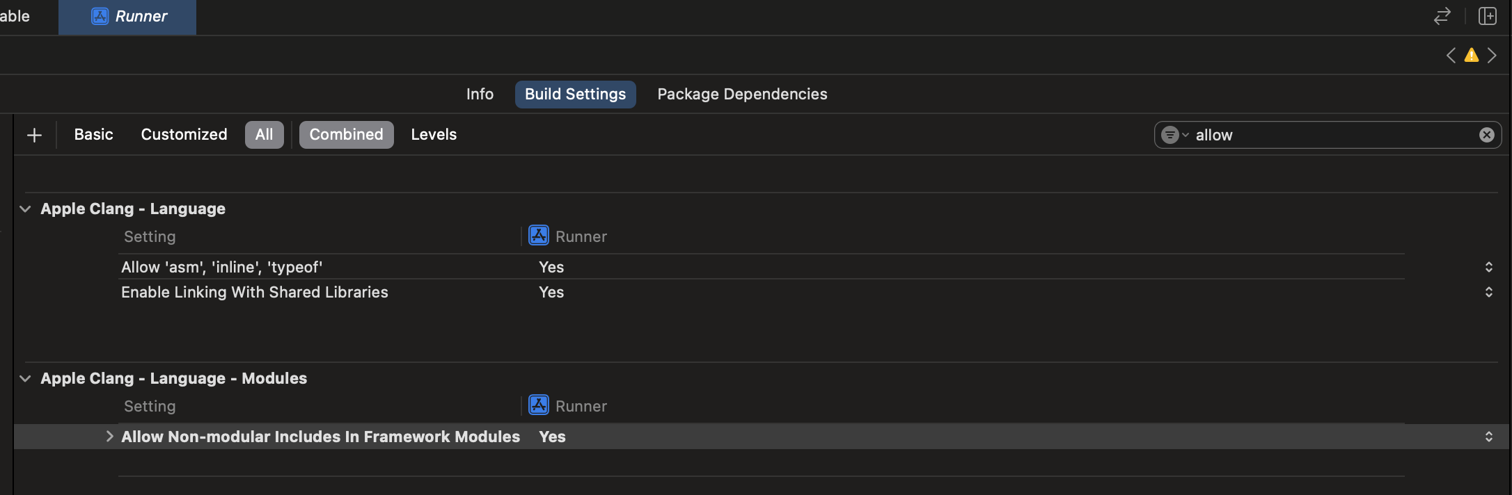 Flutter ios build error (Lexical or Preprocessor Issue (Xcode): Include of non-modular header ...