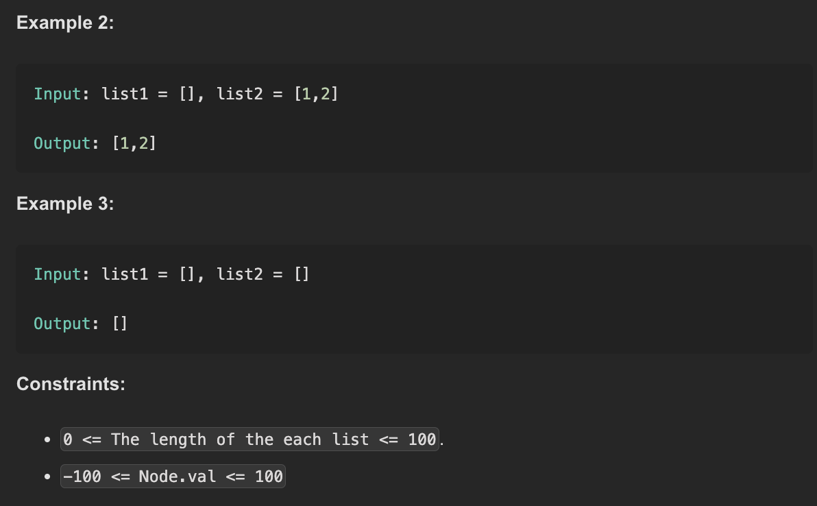 [Neetcode/Linked List] Merge Two Sorted Linked Lists