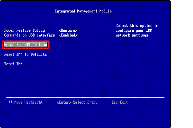 IBM 서버 IMM 설정 방법