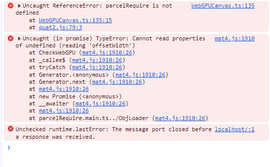 webgpu parcel로 실행하기 + fetch 파일이 html인지 체크