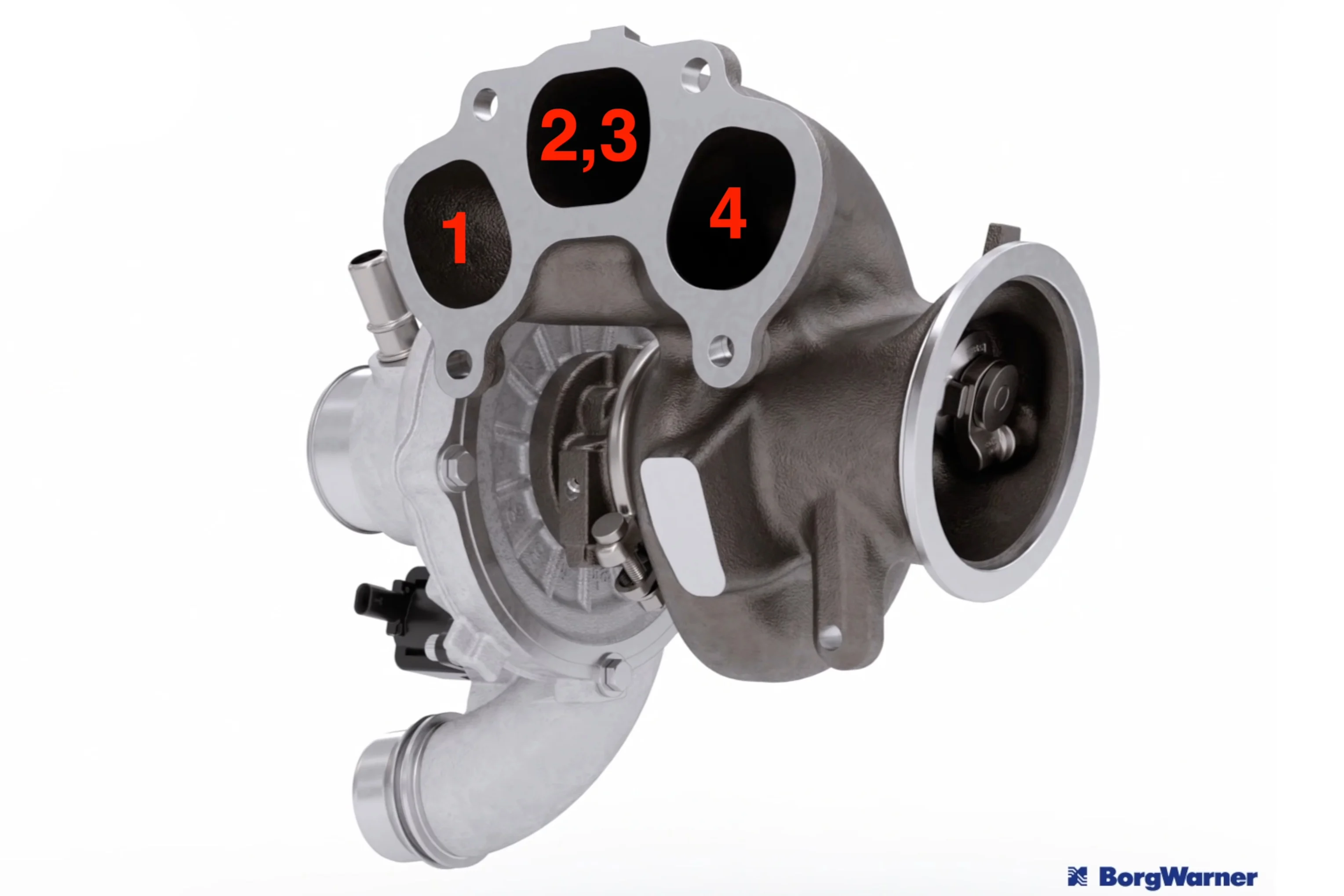 Dual volute turbocharger