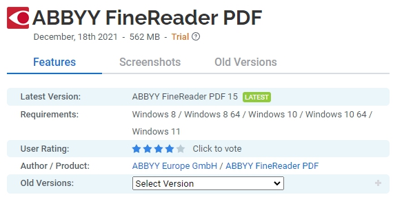 ABBYY FineReader PDF 무료 다운로드
