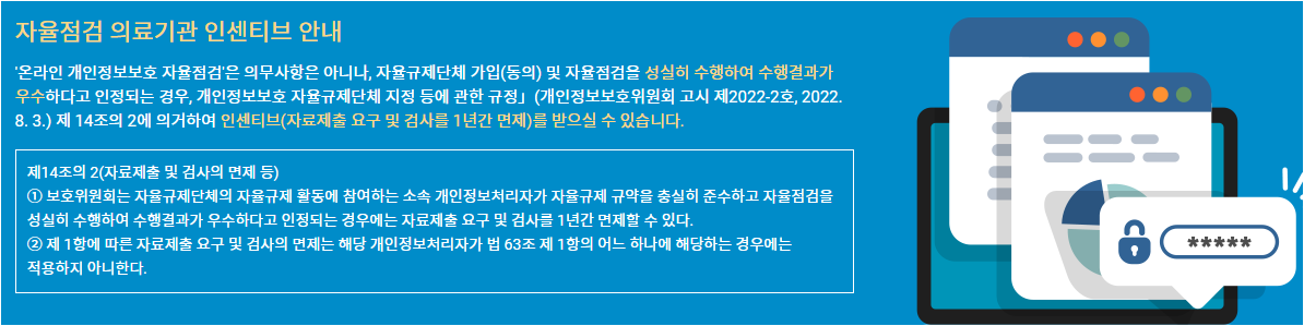 대한의사협회 자율점검 (https://privacy.kda.or.kr)