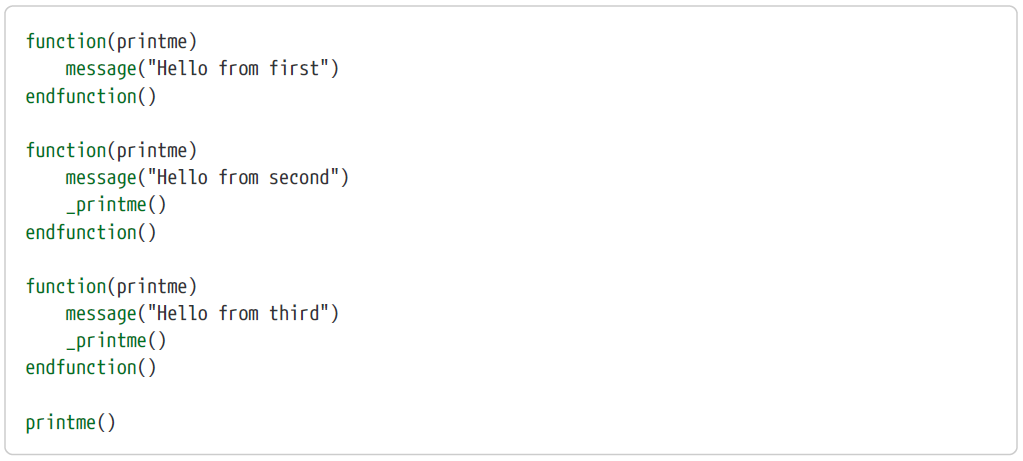 [CMake] Functions and Macros
