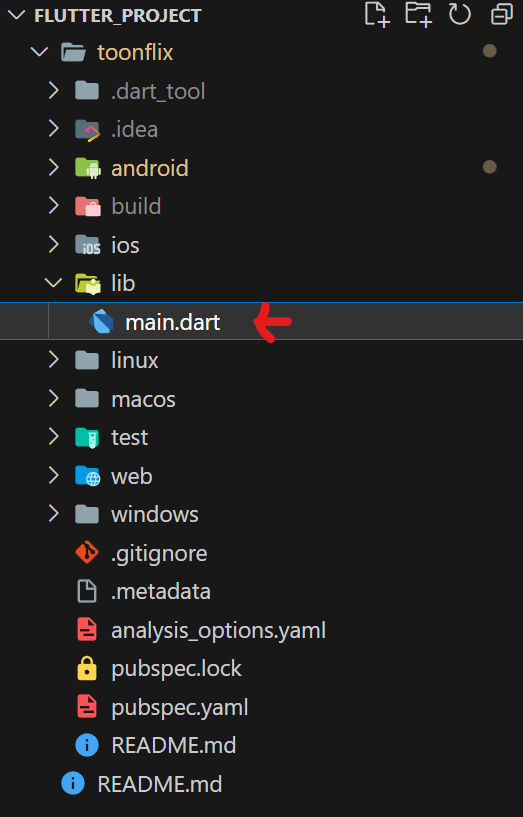 Flutter _ VScode Extention, Project Create, Widget