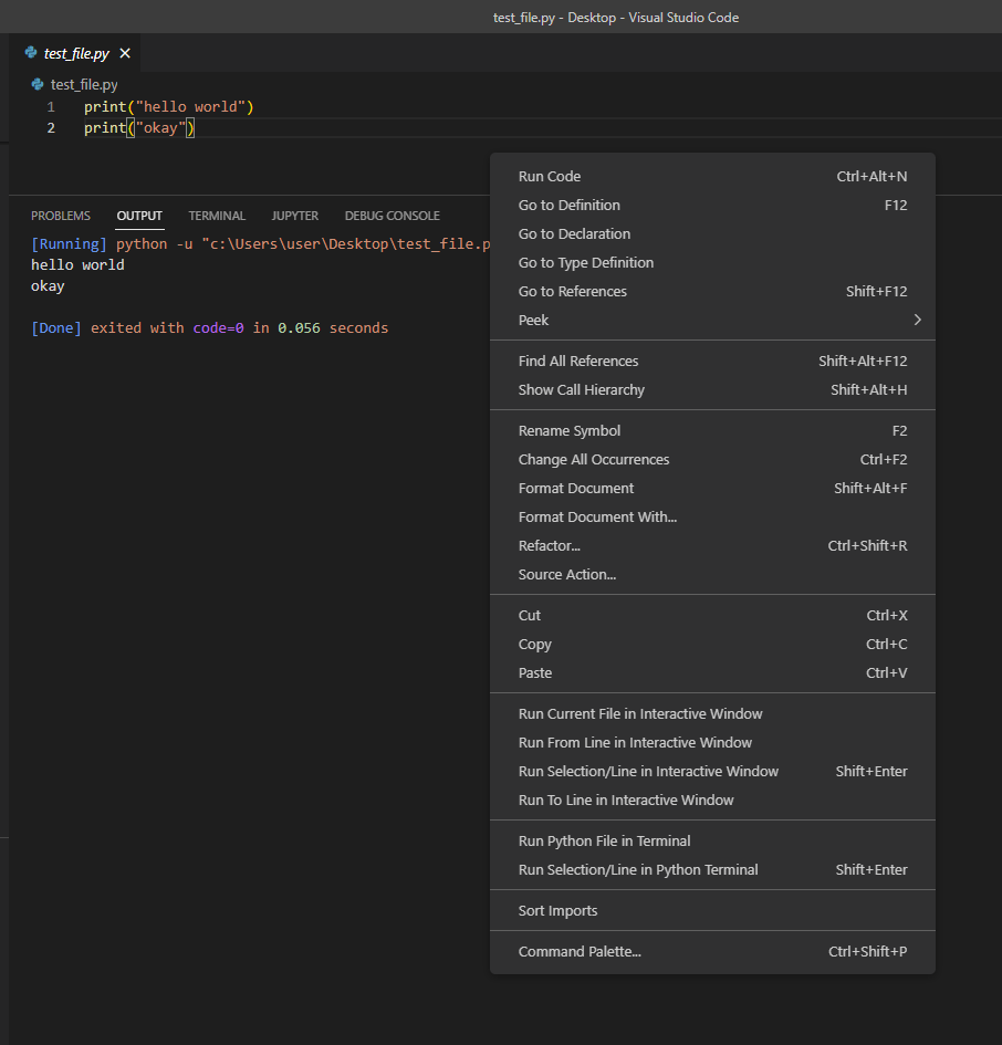 [Python] Visual studio code에서 python 파일(.py) compile하는 방법과 exited with ...