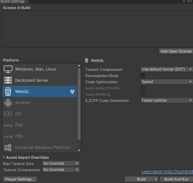 [WebGL] 웹 브라우저 환경(Nuxt,React) 에서 WebGl 연결 - 2