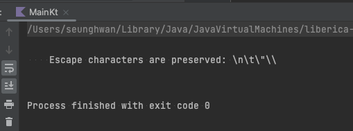 [Kotlin] String 원시 문자열(Raw String Literal) — SH's Devlog