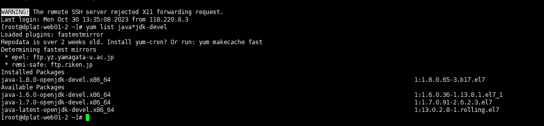 CentOS7 Java1.8 -> Java11 버전 변경