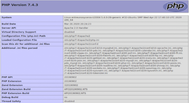 [LAMP]Ubuntu Apache, MariaDB, PHP7.4 설치
