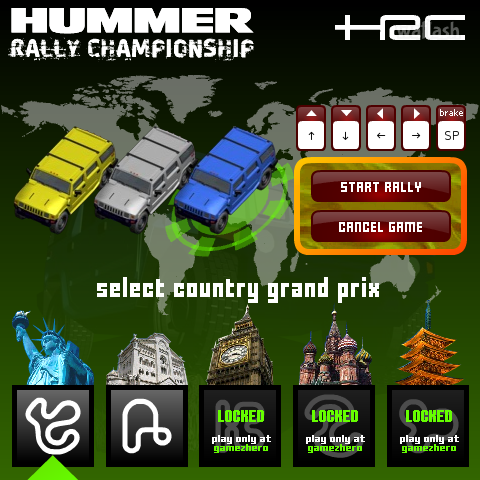 허머 랠리 챔피언십 (Hummer Rally Championship) - 플래시게임 | 와플래시 아카이브