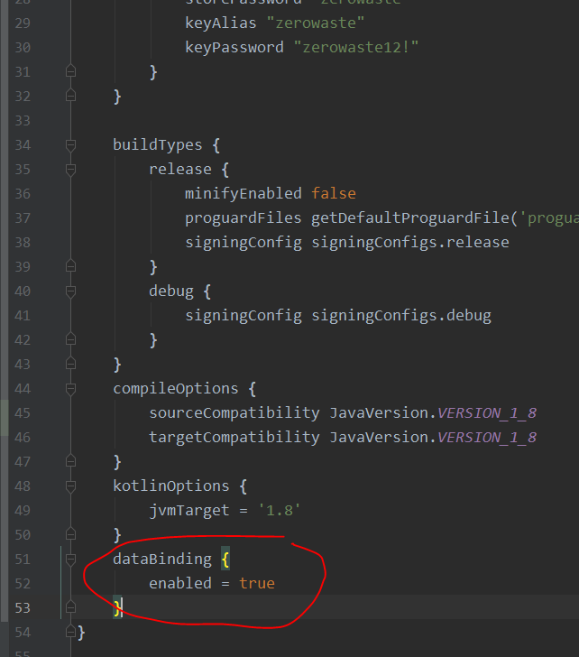 [안드로이드] 안드로이드 스튜디오 파이어베이스 연결시 could not parse the android application module's gradle config ...