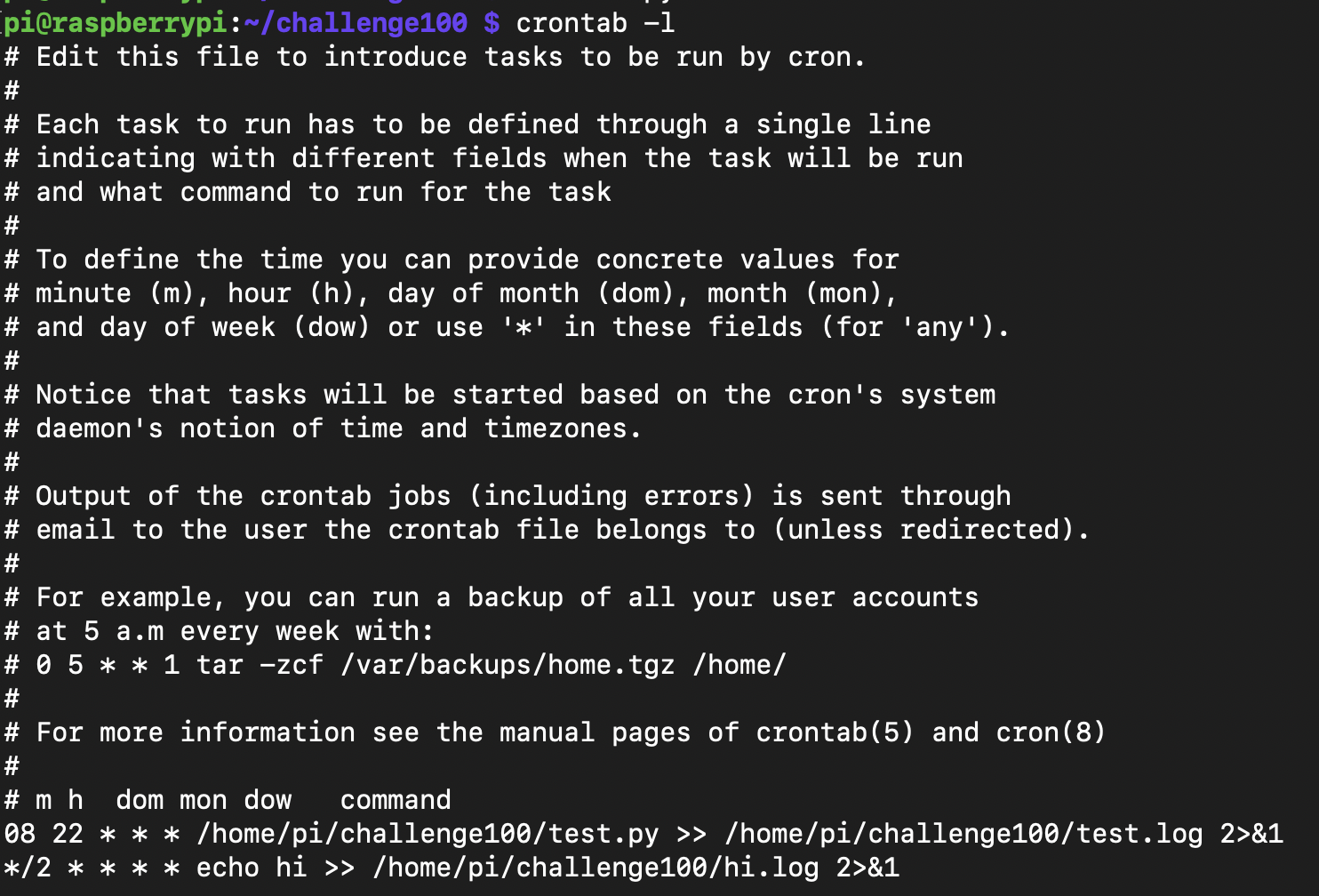 리눅스) crontab으로 python파일 주기적으로 실행시키고 log남기기