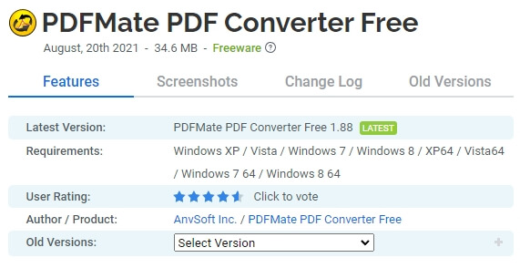PDFMate PDF Converter Free 무료 다운로드