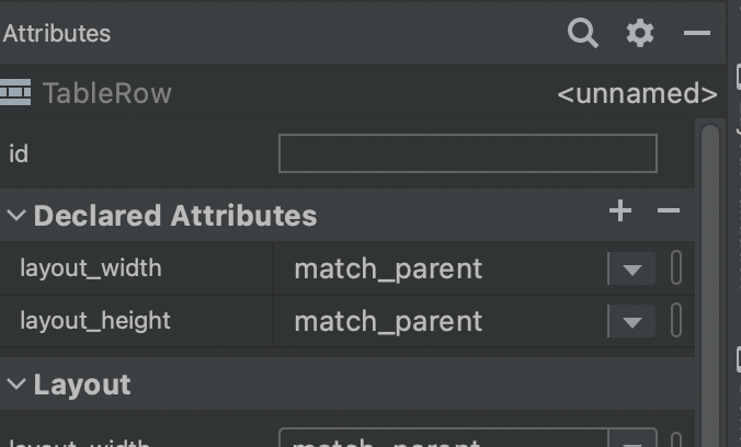 [Android] Table Layout — Hoplin의 개발일기