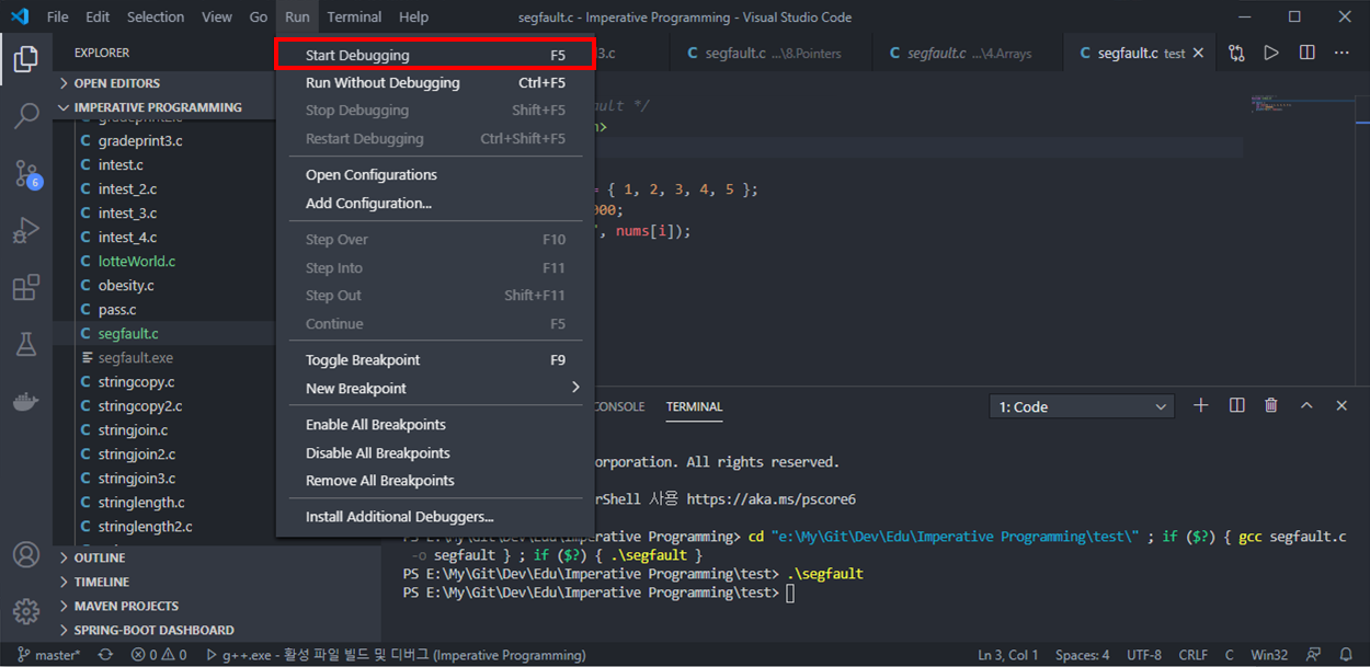 [C언어 #33] Segfault (Segmentation Fault)