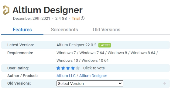 Altium Designer 무료 다운로드