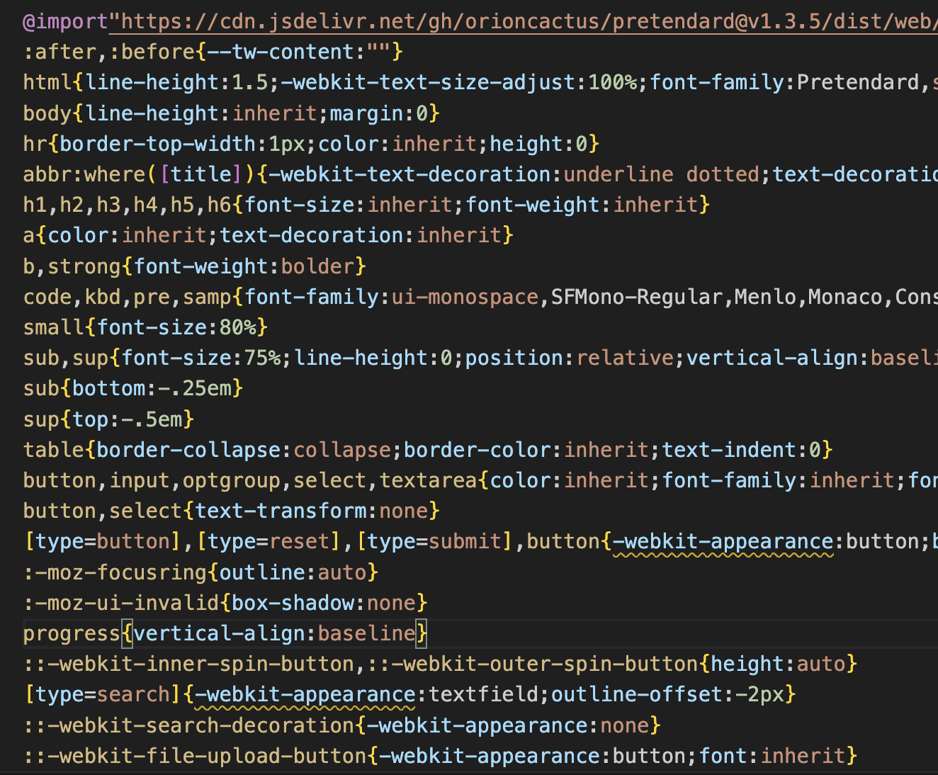 [CSS] 한 줄 형태로 CSS 파일 포맷 변경하기
