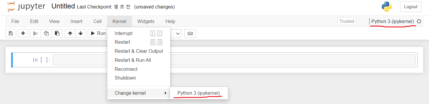 [Jupyter Notebook] Anaconda 가상환경을 구성하고 주피터 노트북에 연결하는 방법