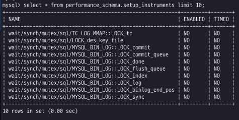 [MySQL] 성능 모니터링을 위한 Performance_Schema 개념