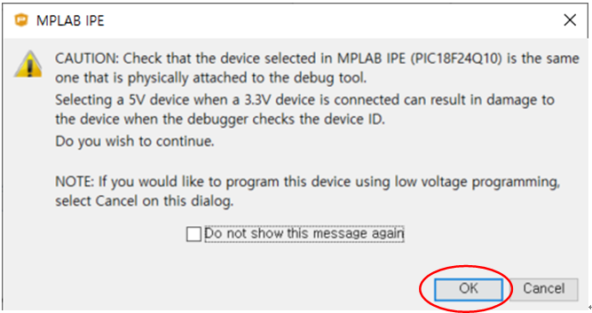 Microchip Download MPLAB X IPE 사용 방법