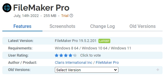 FileMaker Pro 무료 다운로드