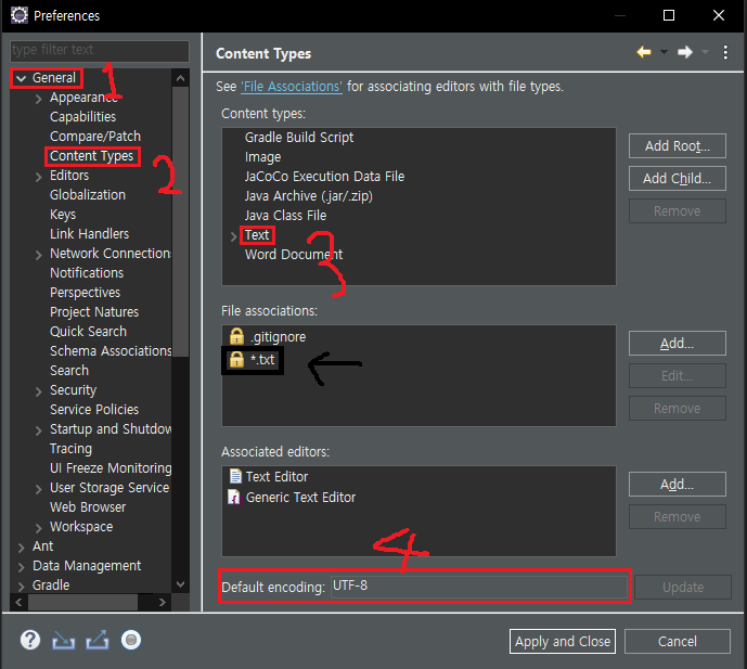 [Eclipse] 이클립스 한글 깨짐 복구,해결 (UTF-8,EUC-KR,MS949)