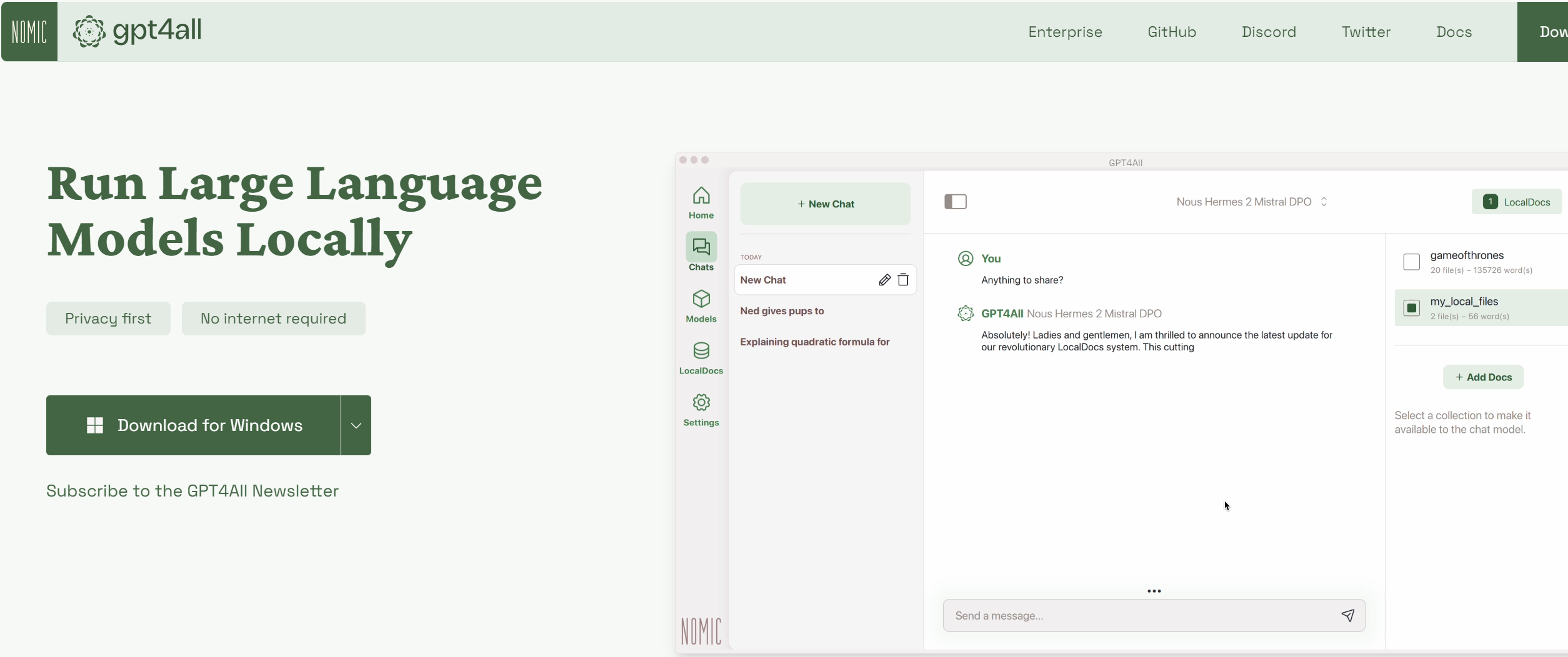 생성형 AI 플랫폼 소개 - Ollama, GPT4All, LM Studio, Msty