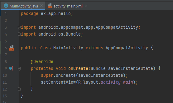 [Android] 안드로이드 스튜디오 프로젝트 폴더와 파일 구성, MainActivity.java 구조