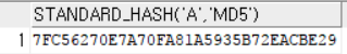 Oracle STANDARD_HASH 설명 : 오라클 함수