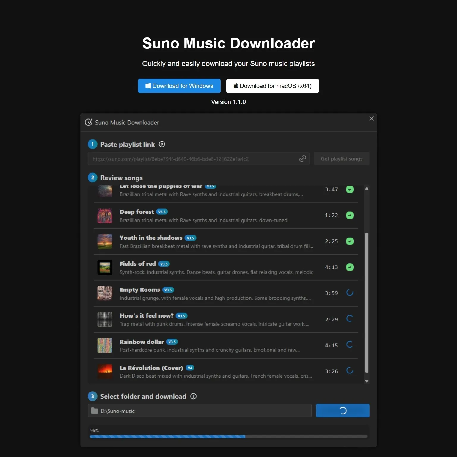 [SUNO AI] SUNO AI 곡 한번에 다운로드 하는 법