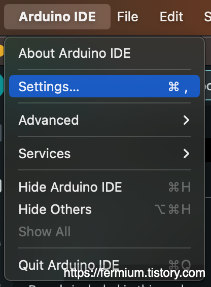 ESP32-S3의 초기설정 (MacBook Pro, Arduino IDE 2.X 버전)