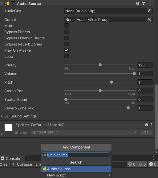 #11-2 : 오디오 소스 컴포넌트 활용하기