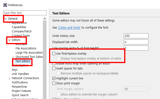 張's blog :: eclipse 2024-09 ctrl+f (find/replace) 창 나오게 하기