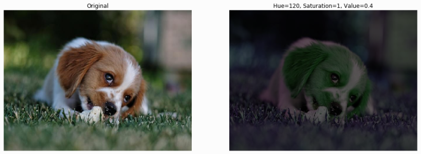 Data augmentation: color jitter