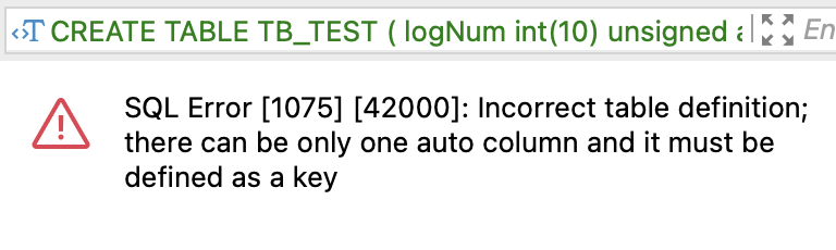 Mysql Sql Error 1075 42000 Incorrect Table Definition There Can Be Only One Auto Column