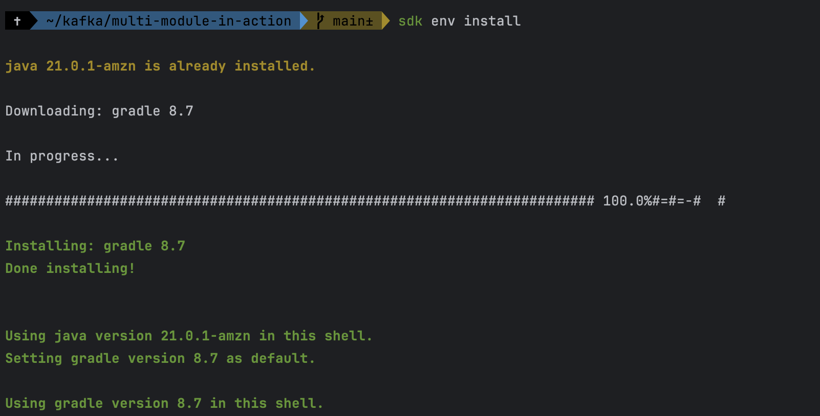 sdkman env 사용해서 java, gradle, maven 버전 프로젝트별로 설정 :: 기록을 전송