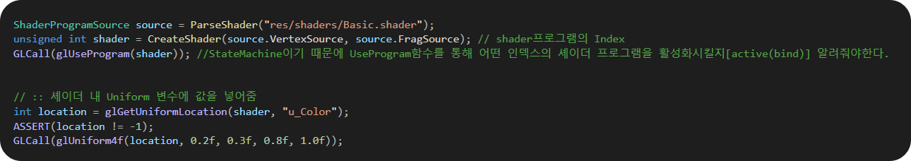[OpenGL] Vertex[Index] Buffer, Shader Parsing