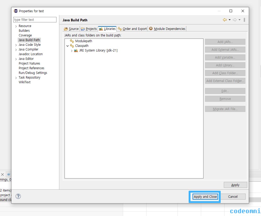 [eclipse] The Project Cannot Be Built Until Build Path Errors Are