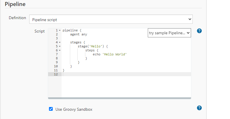 Jenkins Pipeline / Pipeline Script 작성