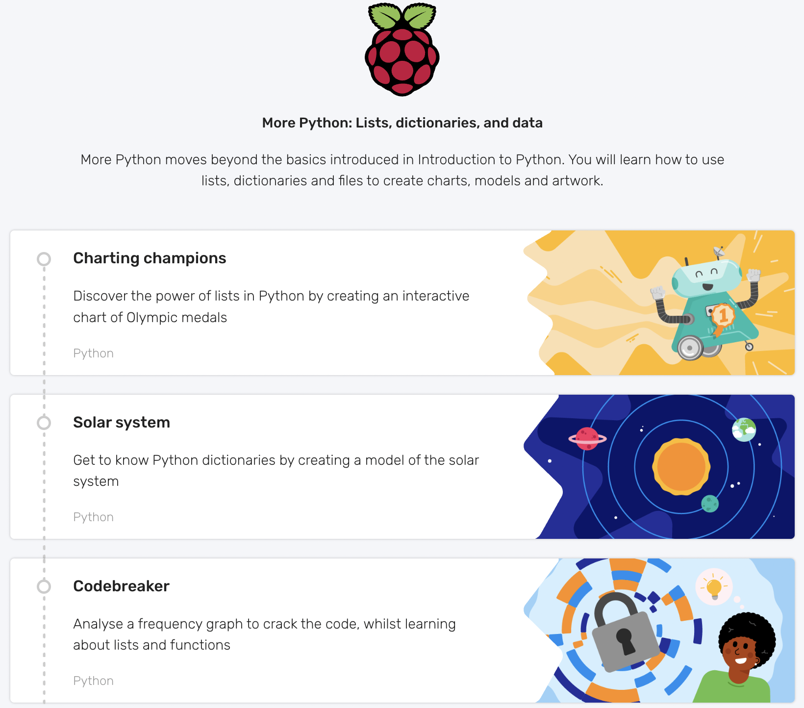 어린이를 위한 Python 코딩: 학습 경로