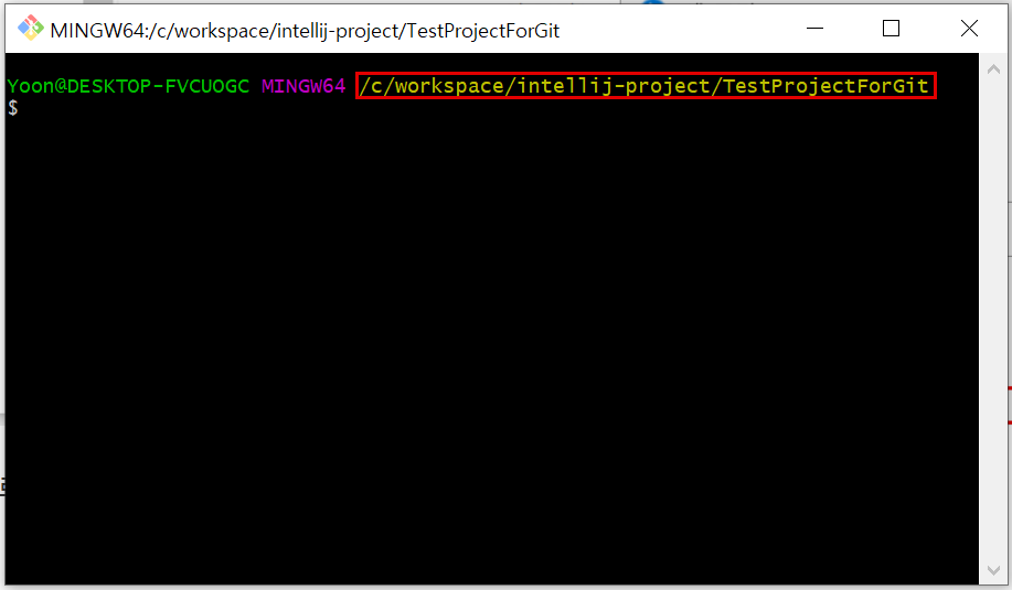 [Git] Git Bash 사용 방법 - init, status, add, commit, log