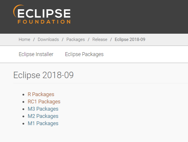 Eclipse R, RC1, M3, M2, M1 뜻과 차이점